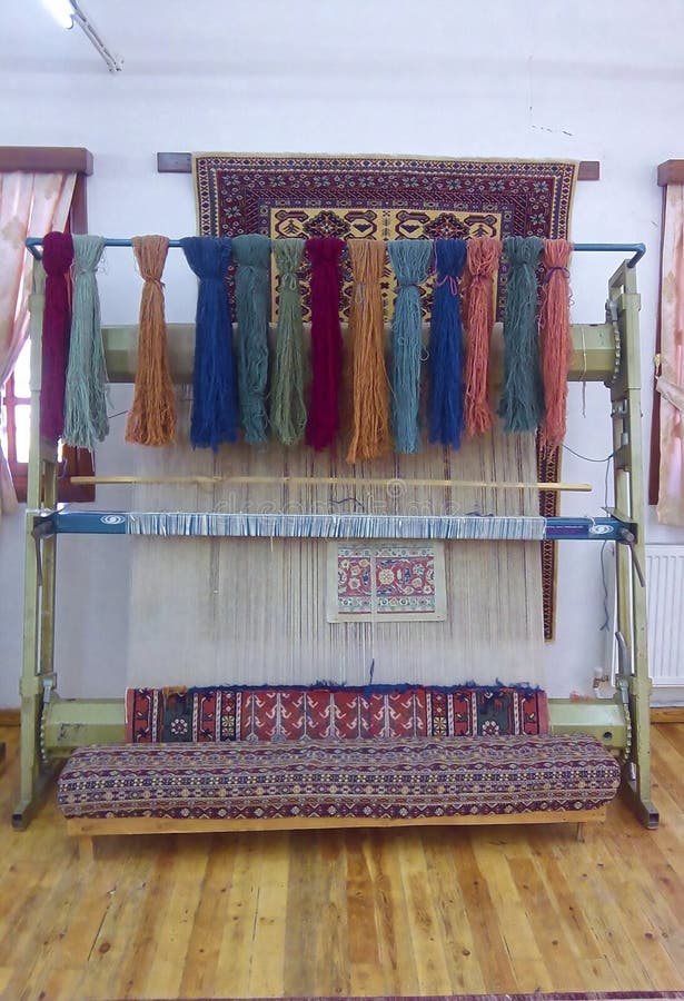 Traditional Weaving Loom stock image. Image of colors - 88517111