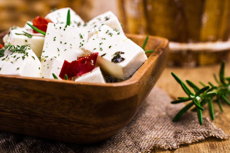 Traditional White Cheese Slices Stock Image - Image of cheese, homemade ...