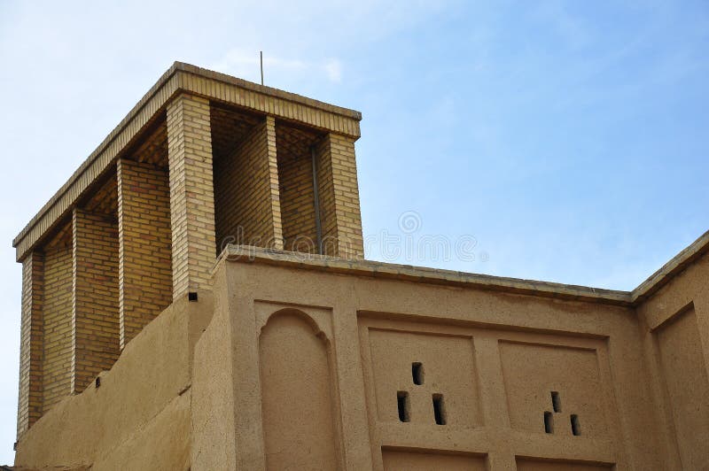 TRADITIONAL WINDCATHER in YAZD Stock Image - Image of roof, yazd: 46208487
