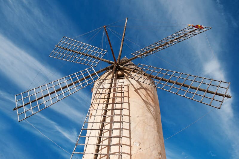Traditional windmill stock image. Image of history, europe - 18856895