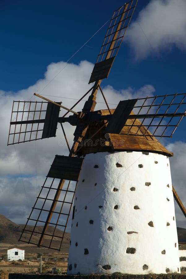 Traditional windmill stock photo. Image of energy, blue - 38202344