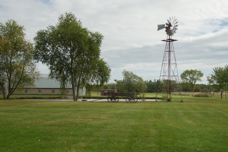 Traditional windmill stock image. Image of mill, electricity - 239565149