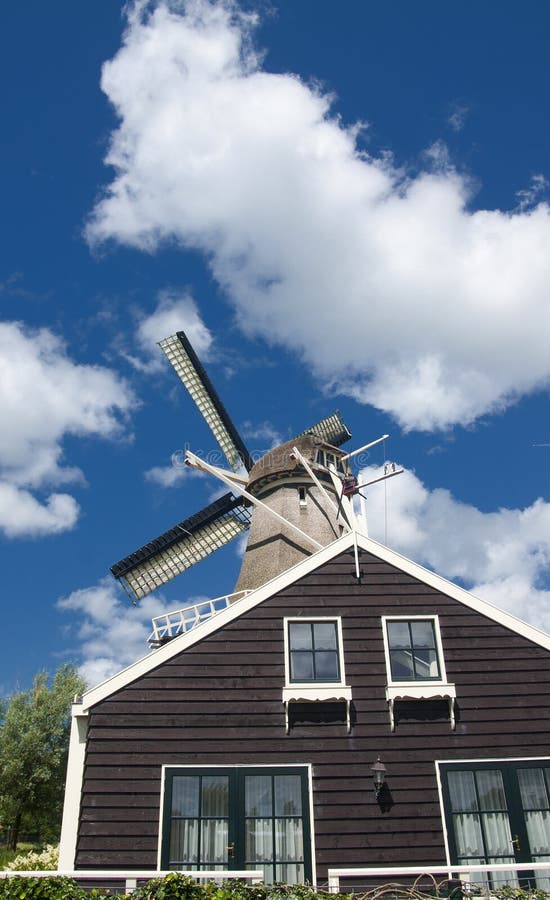 Traditional windmill house stock image. Image of vacation - 25962917