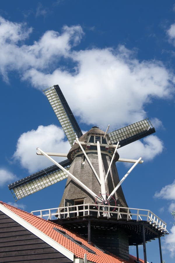 Traditional windmill house stock image. Image of vacation - 25962917
