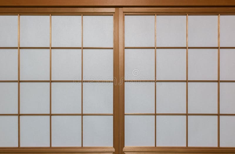Traditional Windows Japanese Style. Stock Image - Image of asian ...