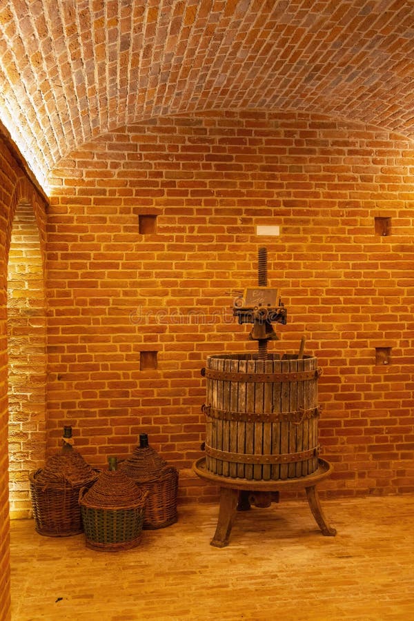 Traditional Winemaking Equipment in Piedmont, Italy Stock Photo - Image ...