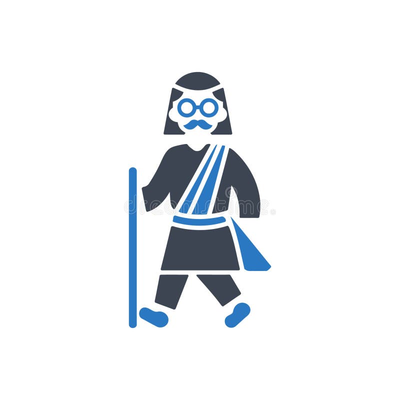 Traditional Wise Elder Icon Stock Vector - Illustration of cultural ...