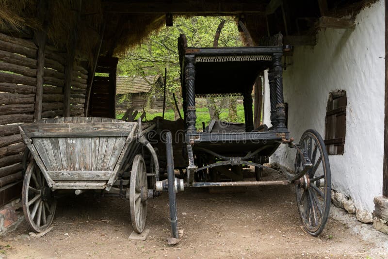 Traditional wooden cart stock photo. Image of transportation - 54922606