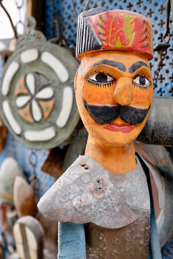 Traditional, Wooden, Hand-made, Brightly Painted String Puppets, Nepal ...