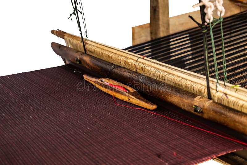 Traditional Loom Machine Vintage Style is Tool for Weave of Making Silk ...
