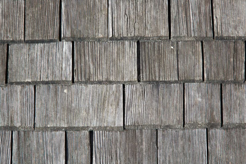Traditional Wooden Shingles Stock Image - Image of clapboard, home ...