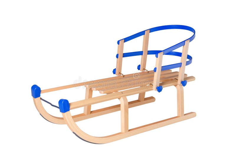 Wooden sleigh stock photo. Image of sleigh, winter, christmas - 33605568