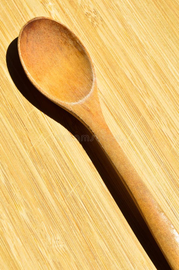 Traditional Wooden Spoon for Modern and Old Kitchens Stock Image ...