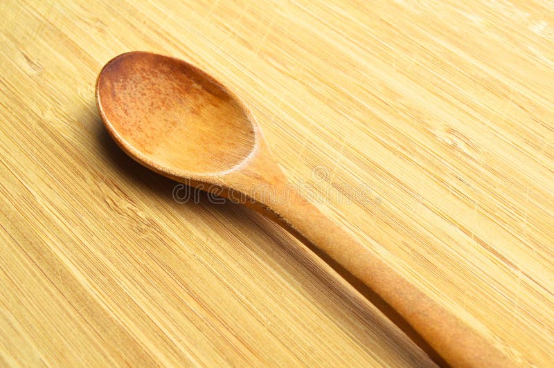 Traditional Wooden Spoon for Modern and Old Kitchens Stock Photo ...