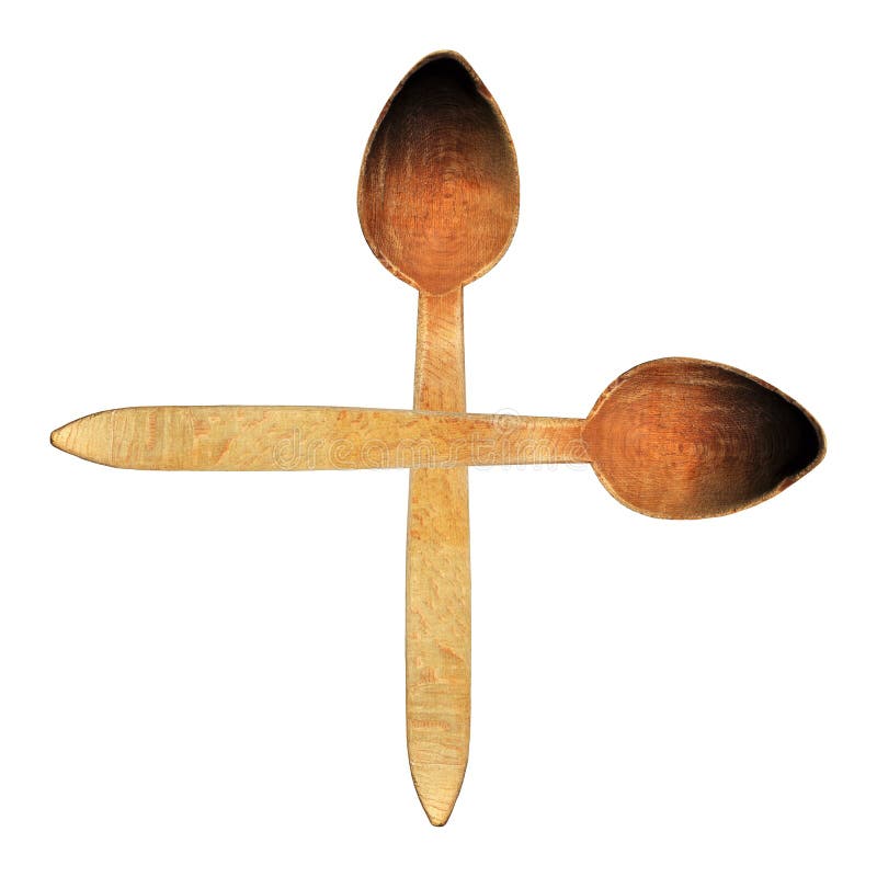 Traditional Wooden Spoon for Modern and Old Kitchens Stock Image ...