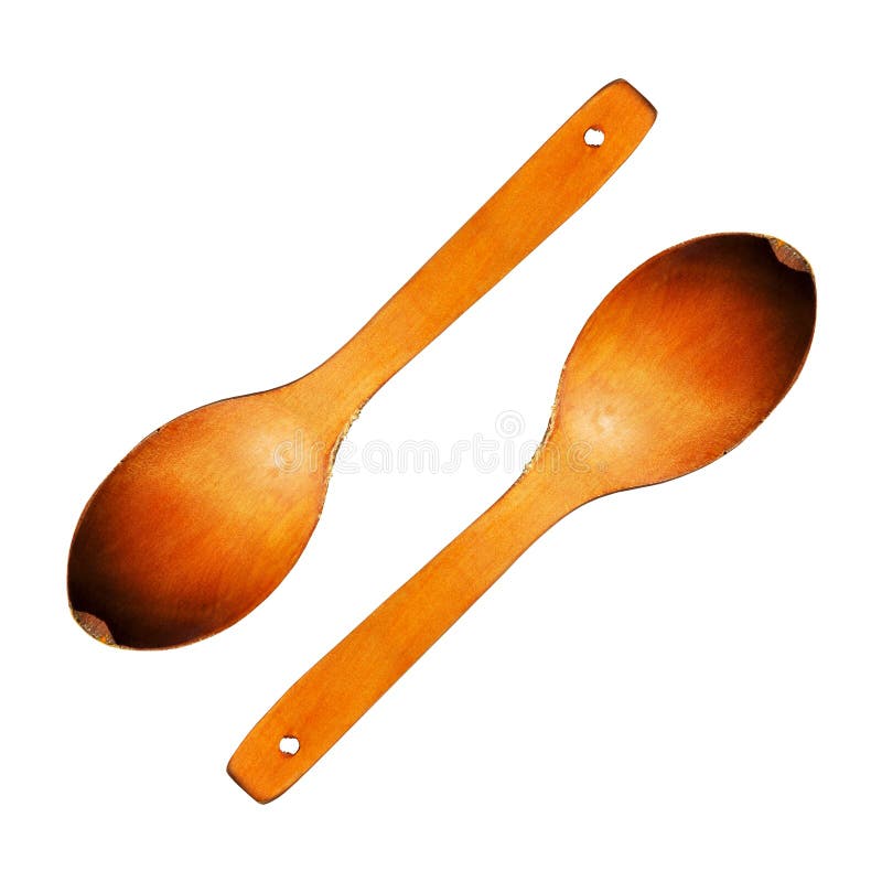 Traditional Wooden Spoon for Modern and Old Kitchens Stock Photo ...