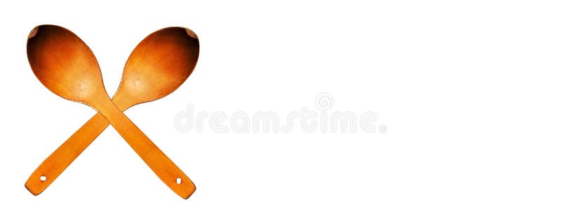 Traditional Wooden Spoon for Modern and Old Kitchens Stock Photo ...