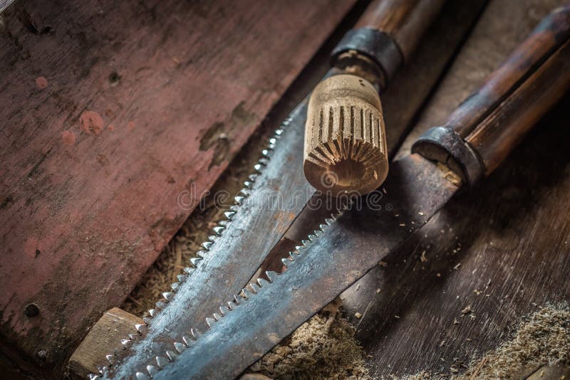 Traditional Woodworker Tools Stock Photo - Image of timber, occupation ...