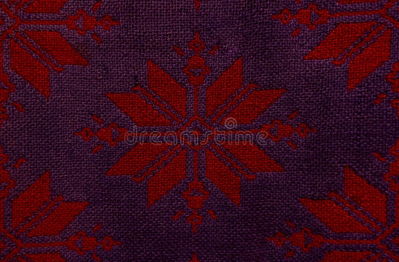 Traditional Wool Mat Texture with Floral Pattern Stock Image - Image of ...