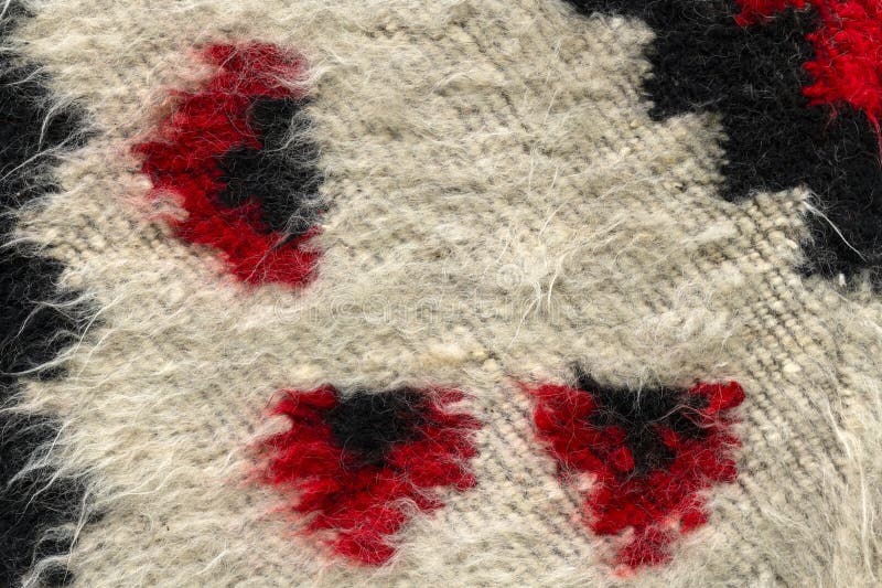 Traditional Wool Rug Background Stock Image - Image of texture, close ...