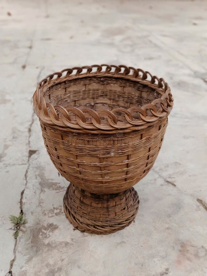 Traditional woven basket stock image. Image of basket - 326699305