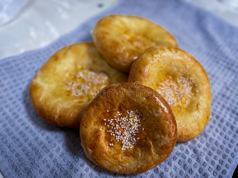 Traditional Yeast Bread Front View Stock Image - Image of food, produce ...