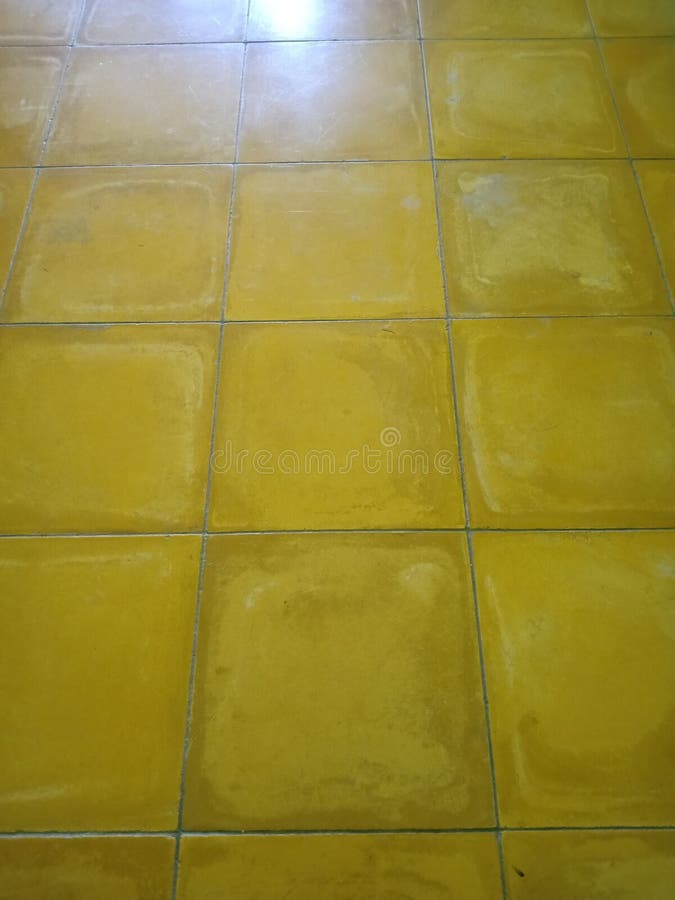 Traditional Yellow Tile stock photo. Image of design - 261663074