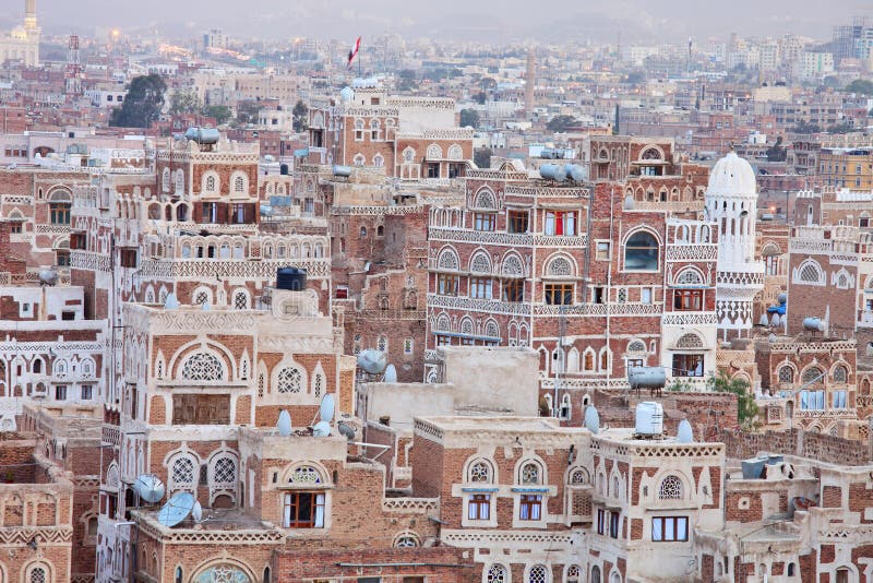 Shibam - Famous Yemeni Town Stock Photo - Image of impressive ...