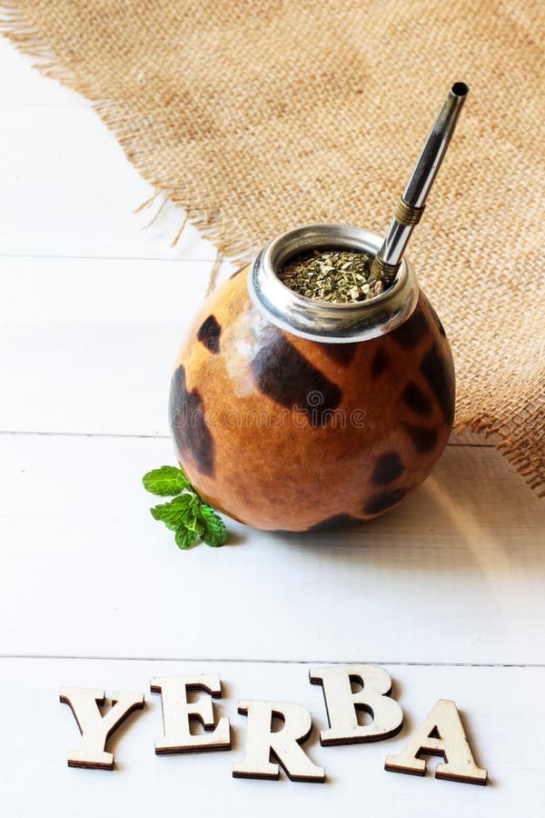 Yerba mate drink stock photo. Image of beverage, organic - 136439354