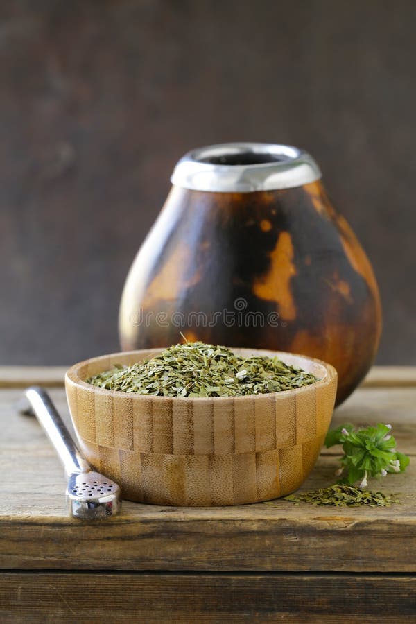 Traditional Yerba Mate Tea Popular in Latin America Stock Image - Image ...