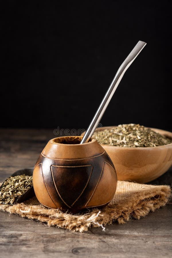 Traditional Yerba Mate Tea Popular in Latin America Stock Image - Image ...