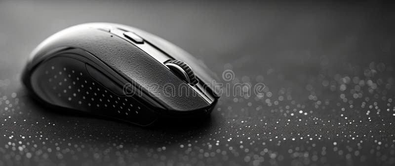 Traditionally Designed Computer Mouse with Dials and Buttons, Captured ...