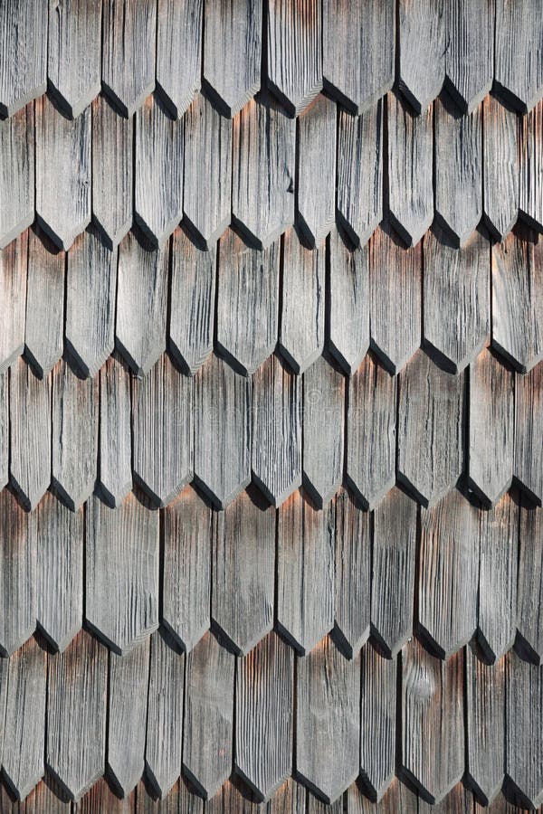 Traditionele Houten Daktegel Van Oud Huis Stock Afbeelding - Image of ...