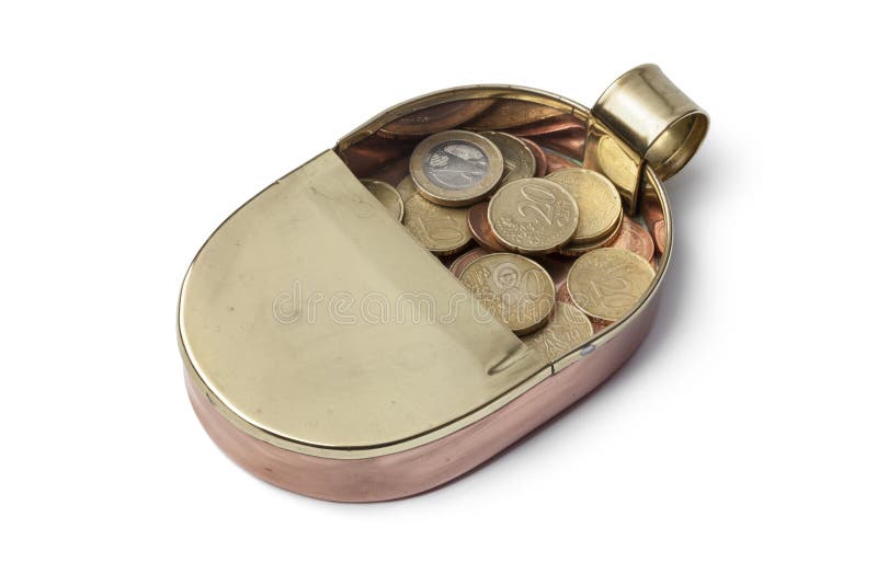 Oud Nederlands geld stock afbeelding. Image of gevormd - 12884637