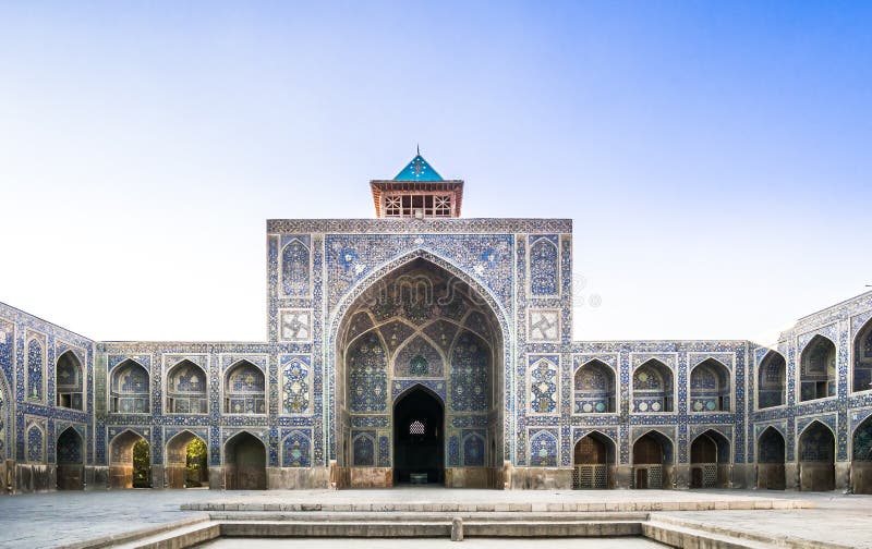 Traditionelle Jameh-Moschee Von Isfahan - Iran Stockfoto - Bild von ...