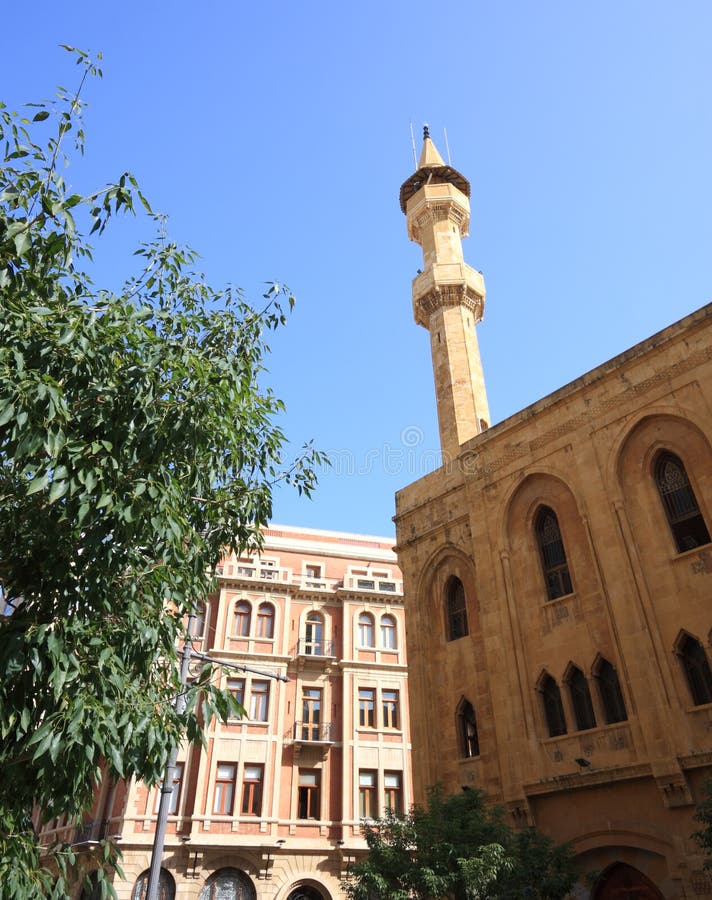 Moschee Und Kirche, Beirut Der Libanon Stockfoto - Bild von kirche ...