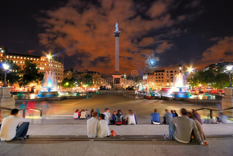 Maidan - View on Mass Protests on Independence Square at Night ...