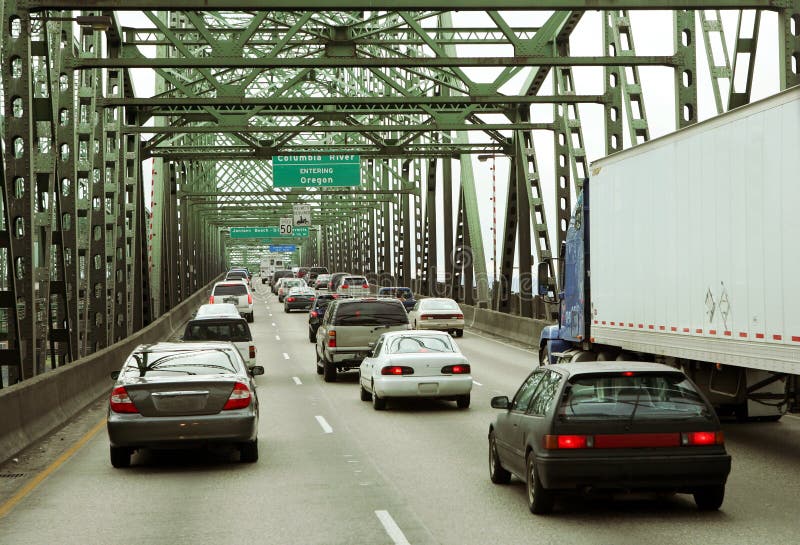 Traffic stock photo. Image of brake, bridge, highway, ecology - 4388390