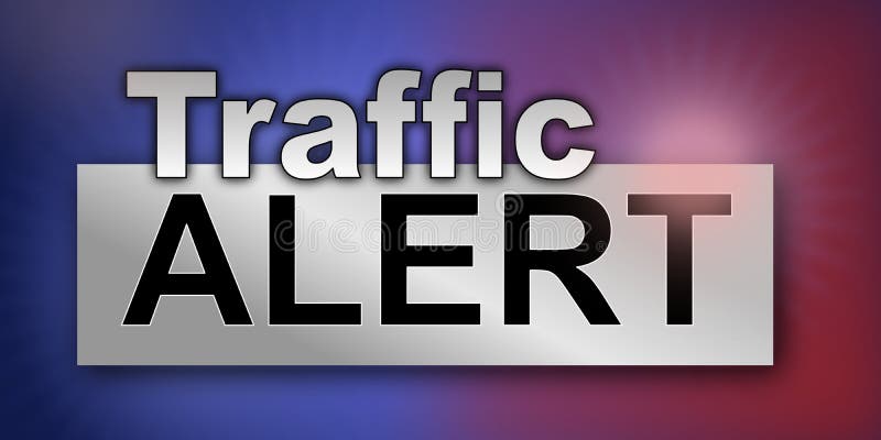 Traffic Alert stock illustration. Illustration of alert - 94038999