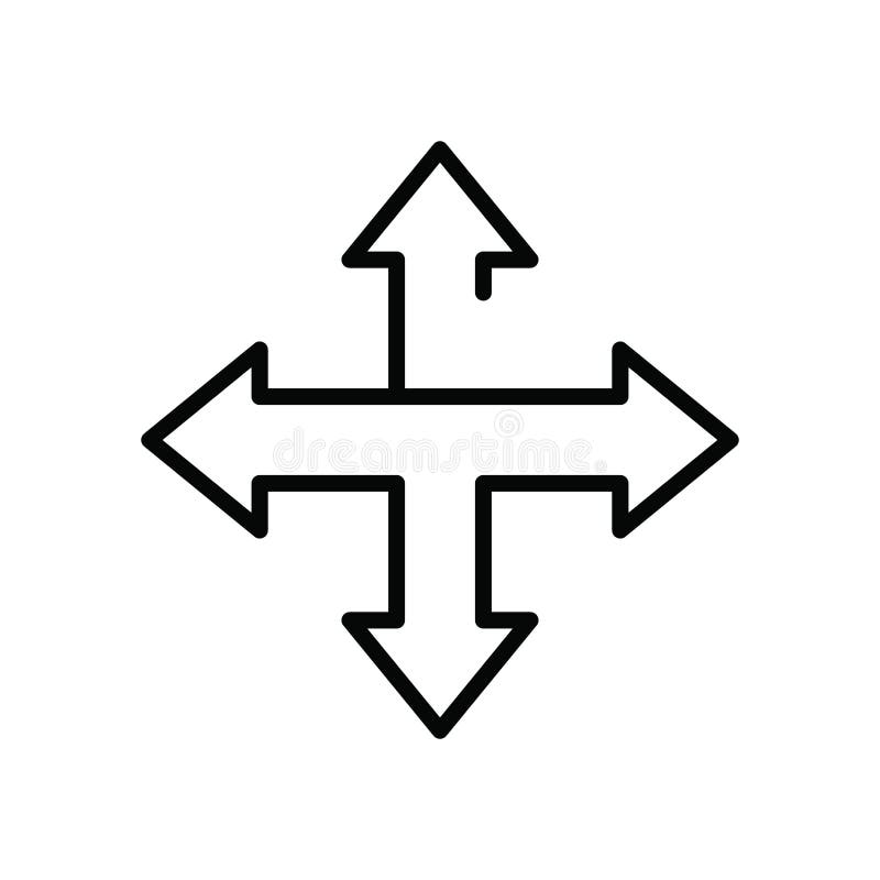 Traffic Arrow Signal Isolated Icon Stock Vector - Illustration of board ...