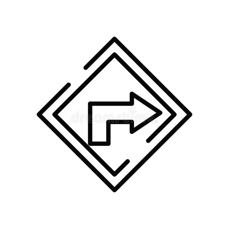 Traffic Arrow Signal Isolated Icon Stock Vector - Illustration of ...