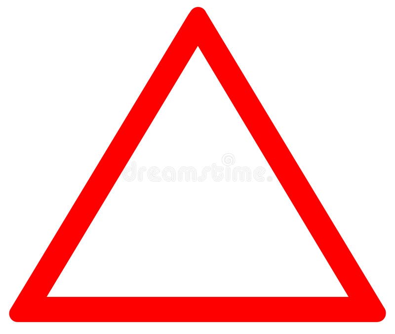 Blank Safety Triangle Sign Stock Illustrations – 2,058 Blank Safety ...