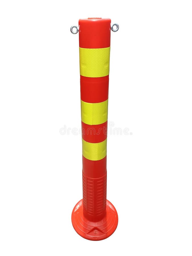 Traffic Barrier Fence Yellow and Red Warning Sign Colors 3D, Isolated ...