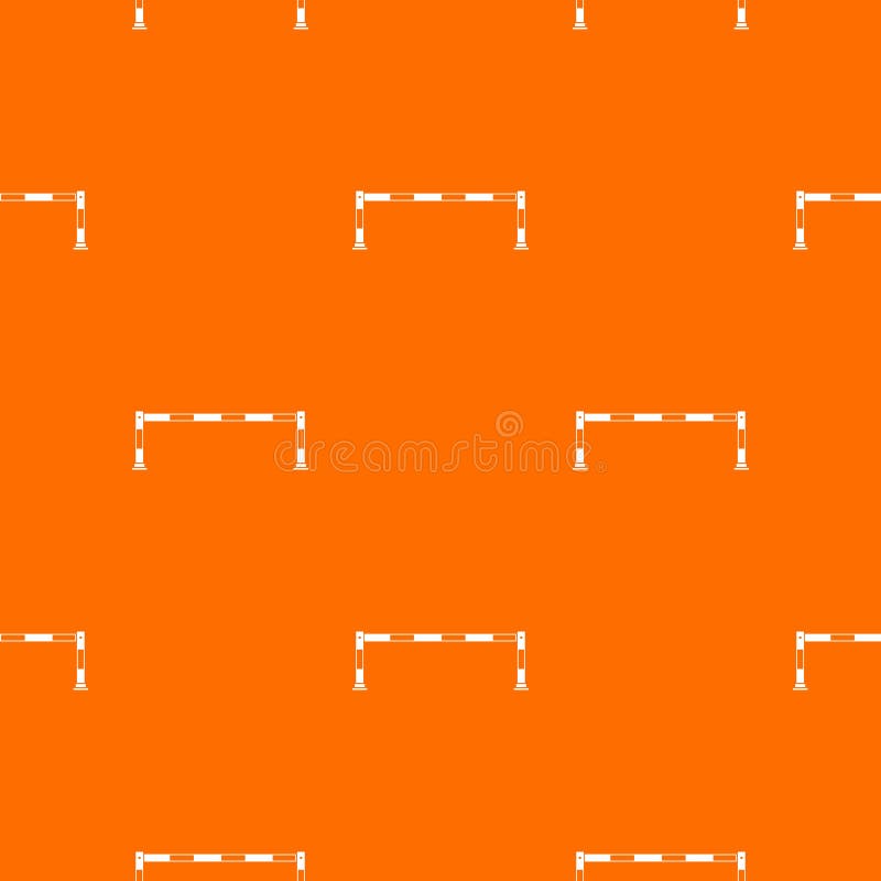 Traffic Barrier Pattern Seamless Stock Vector - Illustration of ...