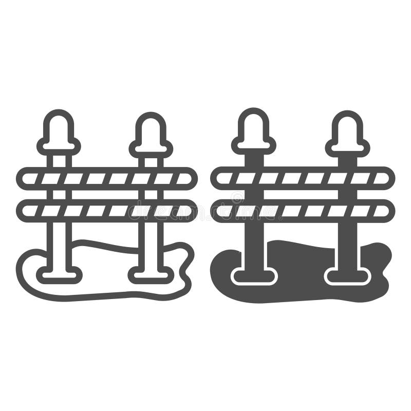 Traffic Barrier Fence Yellow and Red Warning Sign Colors 3D, Isolated ...