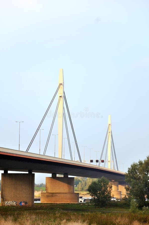 Traffic at the bridge stock image. Image of landscape - 7192629