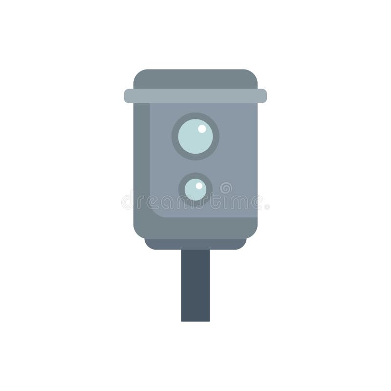 Traffic Camera Capturing Speeding Vehicles on Road Stock Illustration ...