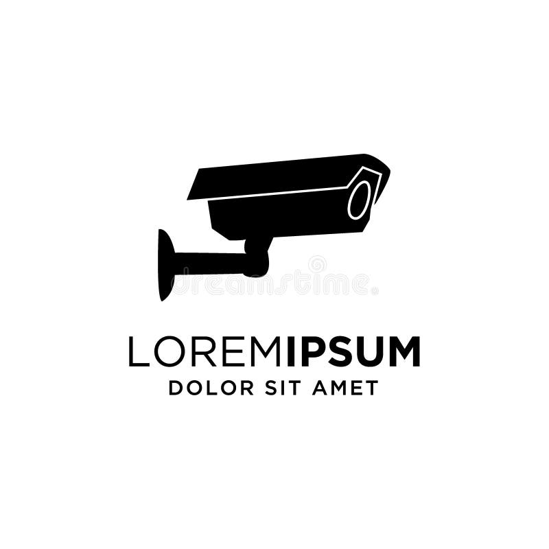 Traffic Camera Security Logo Design Template Stock Illustration ...