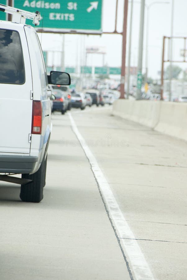 Traffic in Chicago stock image. Image of equipment, exit - 6380695