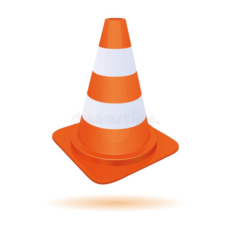 Traffic Cone Street Stock Illustrations – 10,436 Traffic Cone Street ...